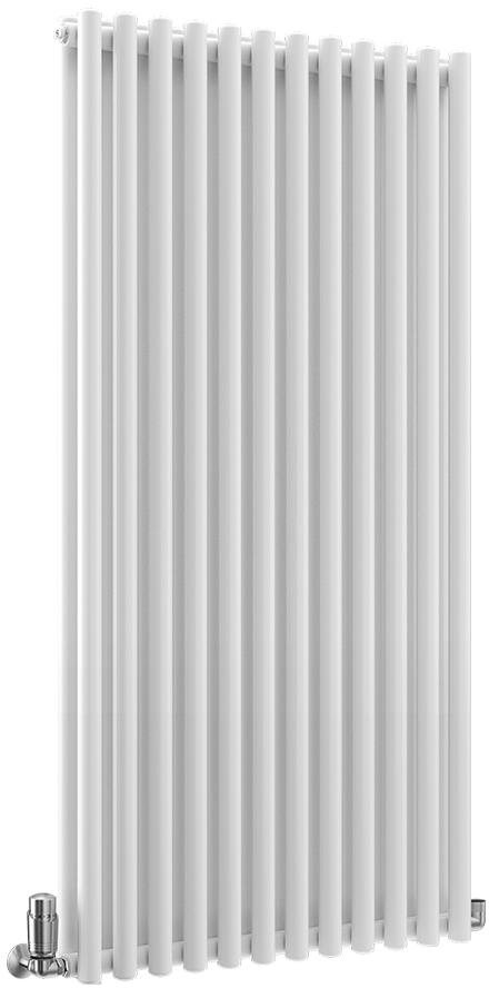 Harmoni Blyth Round Tube White Double 12 Section Radiator - 402mm x ...