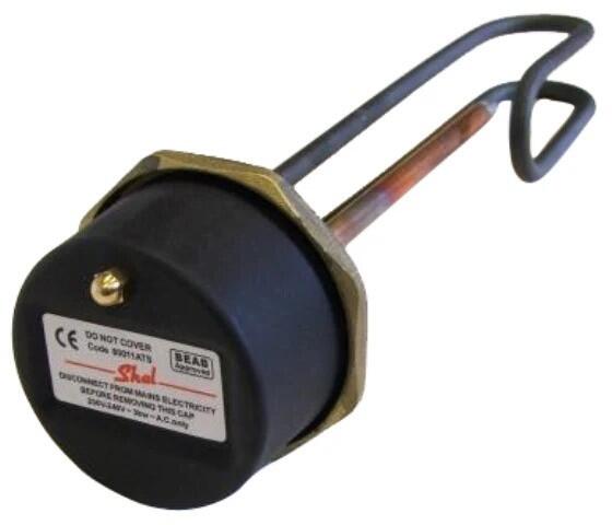 Backer Electric 3kW 240V 11" Shel Incoloy Immersion Heater - Heater Shop