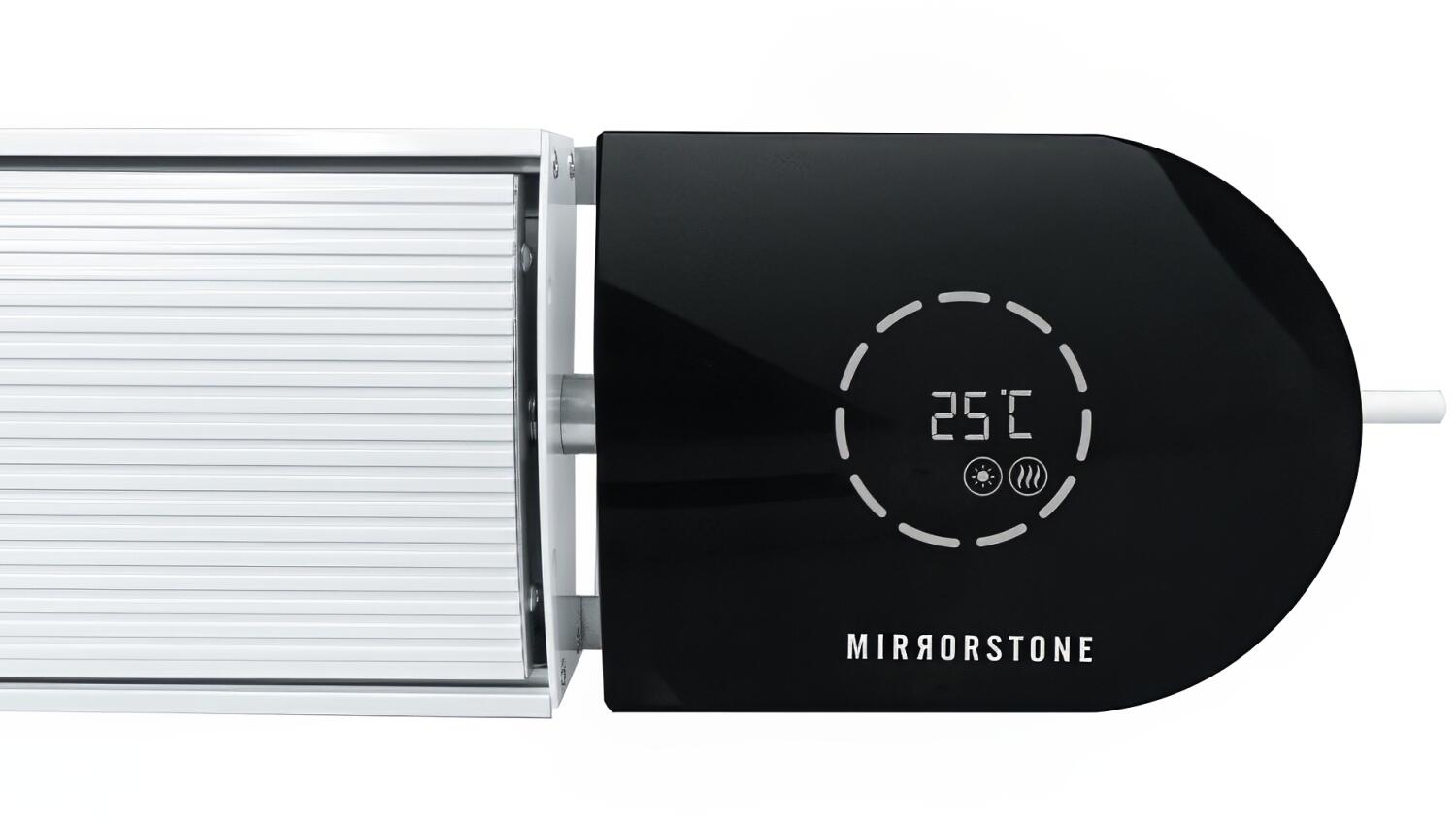 Mirrorstone Ionis 3kW Remote Controllable Wi-Fi Infrared White Bar ...