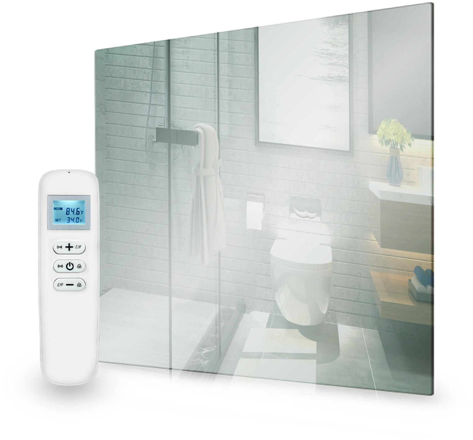 Mirrorstone Mirror Wi-Fi Infrared Panels with Remote