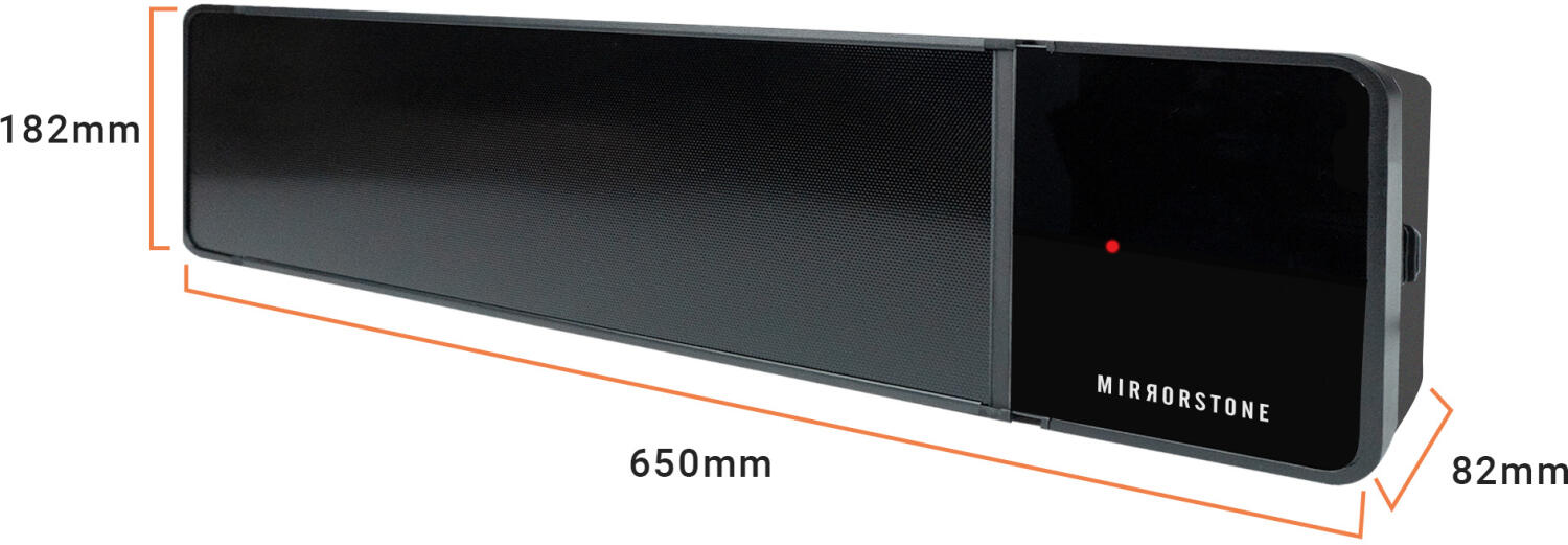 Mirrorstone Theia 1.5kW Infrared Bar Heater - Heater Shop