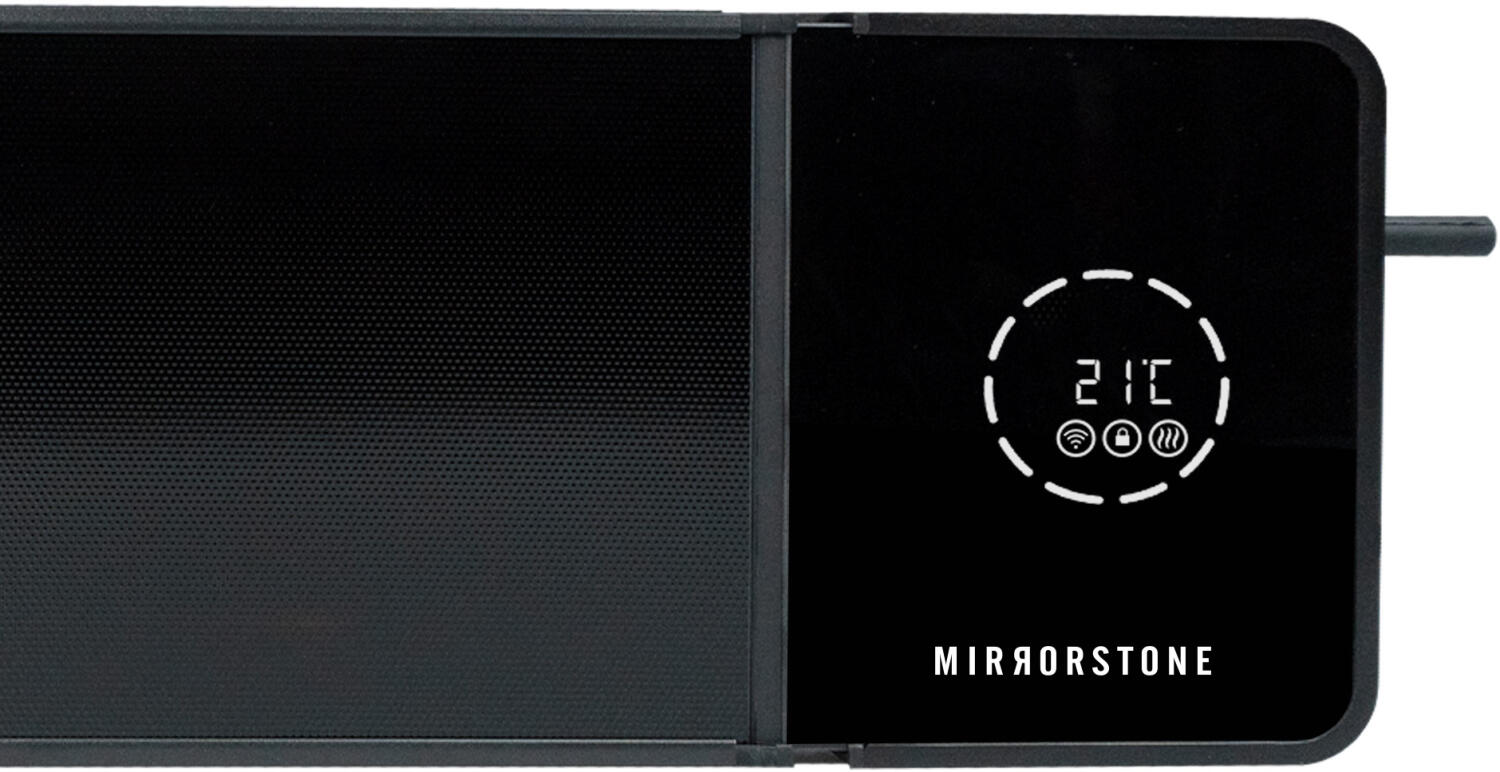 Mirrorstone Theia 1.5kW Infrared Bar Heater with Wi-Fi and Remote ...