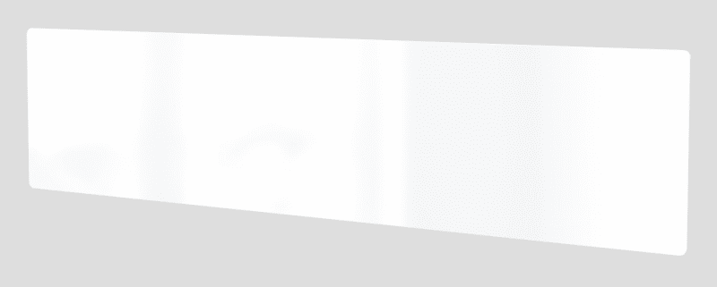 Dimplex Alta Clip on Glass - White to fit DTD2R07 750W - Heater Shop