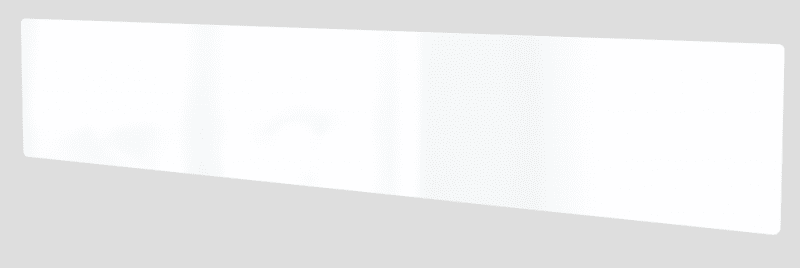 Dimplex Alta Clip on Glass - White to fit DTD2R010 1000W - Heater Shop