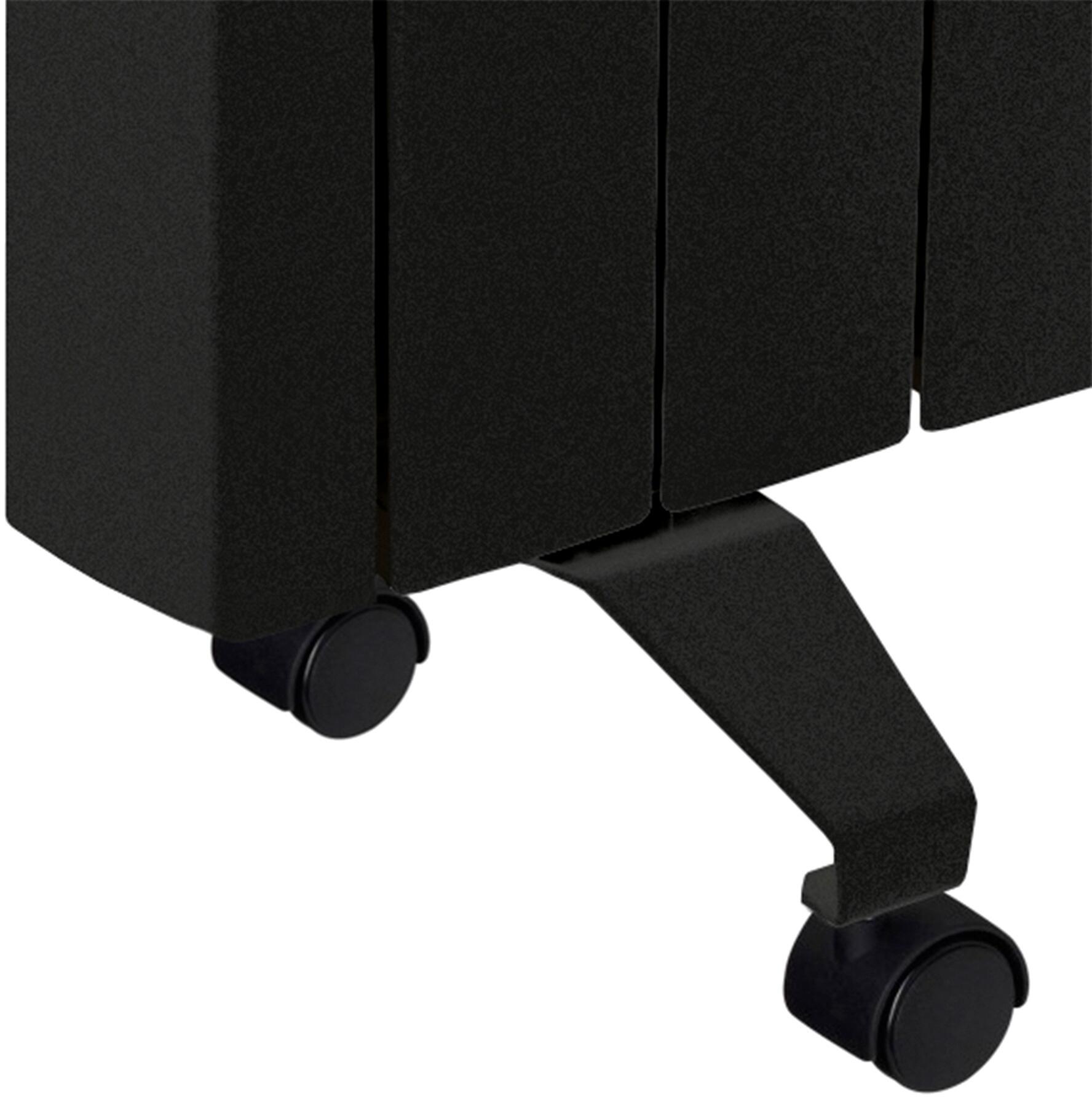 Rointe Black Radiator Wheels - 1 Pair - Heater Shop