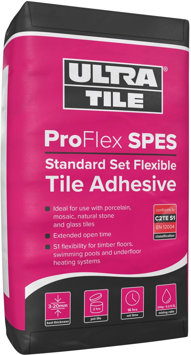 Ultra-Tile ProFlex S1 SP+ES Standard Set Flexible Grey Tile Adhesive - Heater Shop