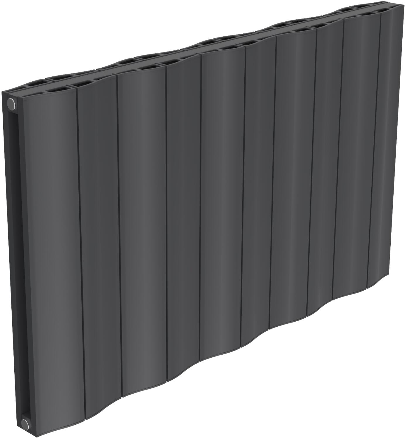 Reina Wave A-WVE06103SA Anthracite Textured Horizontal Radiator ...