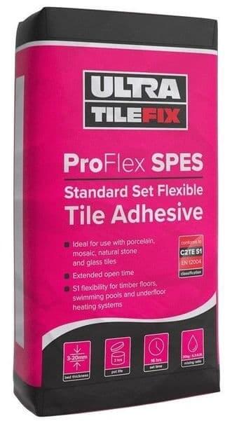 Ultra-Tile ProFlex S1 SP+ES Standard Set Flexible Tile Adhesive (Grey ...