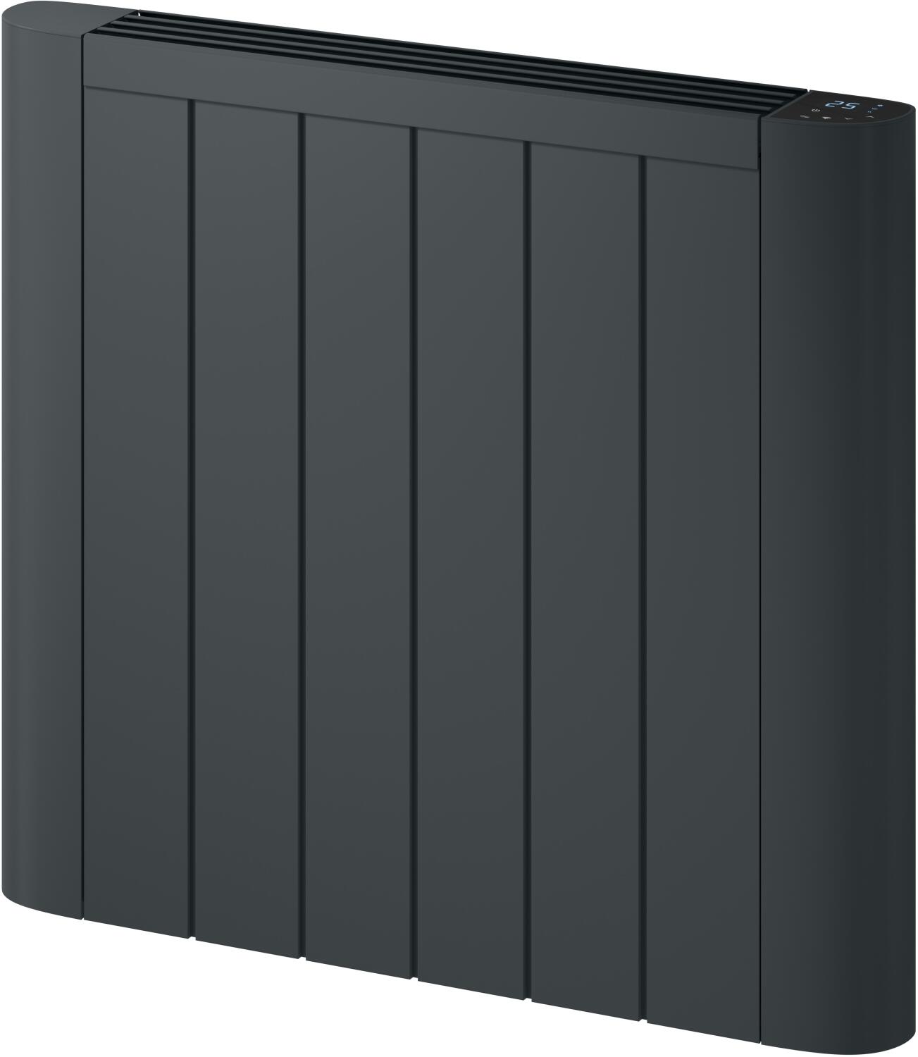 Reina Serre Anthracite Electric Horizontal Wi-Fi Electric Radiator - 1500w - Heater Shop
